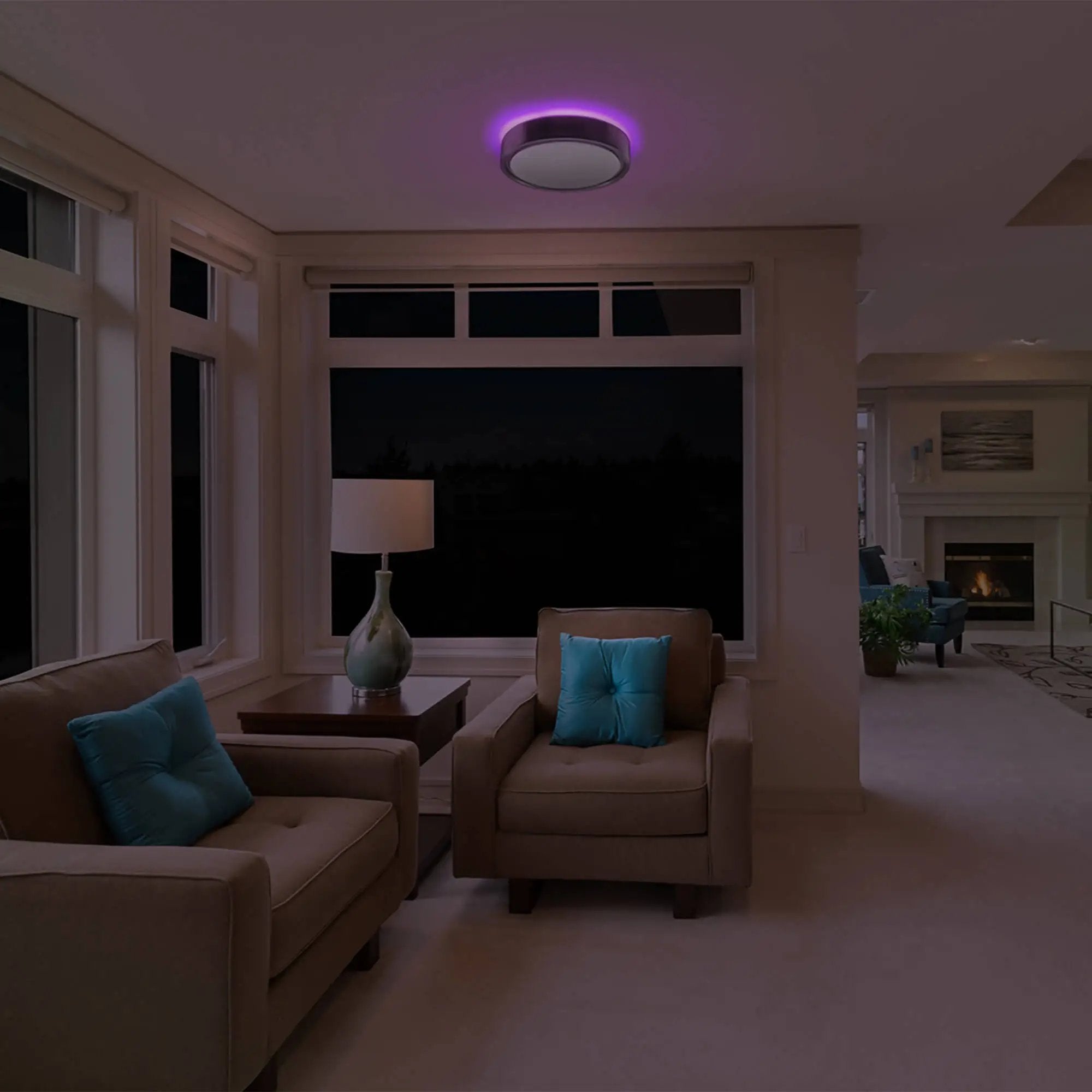 KODA 14 LED Ceiling Light with Mood Lighting Motion Sensor